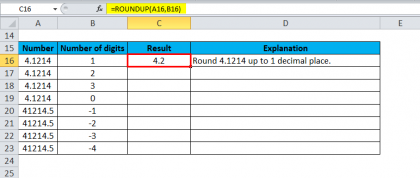 ROUNDUP in Excel (Formula, Examples) | Uses of ROUNDUP Function
