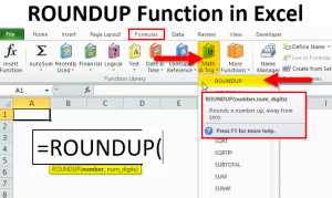 ROUNDUP in Excel (Formula, Examples) | Uses of ROUNDUP Function