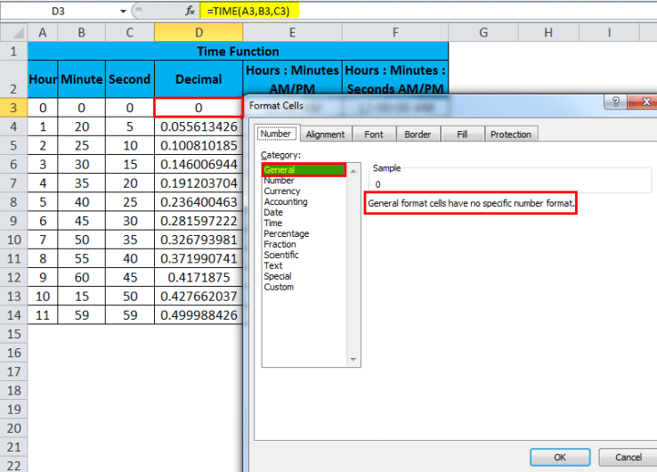 Time Function In Excel How To Display Time In Excel With Examples 