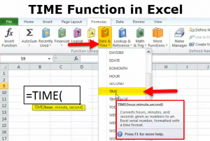 Time Function in Excel | How to Display Time in Excel? (With Examples)