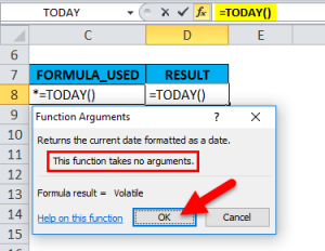 TODAY in excel (Formula, Examples) | How to Use TODAY Function