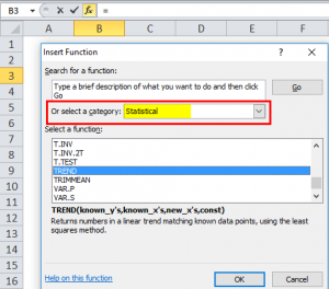 TREND in Excel (Formula,Examples) | How to Use TREND Function?