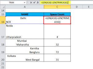 TRIM in Excel (Formula, Examples) | How to Use Excel TRIM Function?