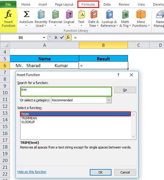 TRIM In Excel Formula Examples How To Use Excel TRIM Function 