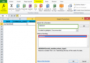 WEEKDAY in Excel (Formula,Examples) | How to Use WEEKDAY Function