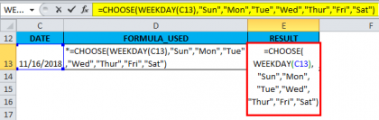 WEEKDAY in Excel (Formula,Examples) | How to Use WEEKDAY Function