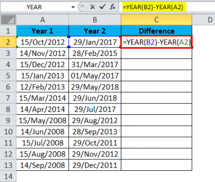 YEAR in Excel (Formula, Examples) | How to use YEAR Function?