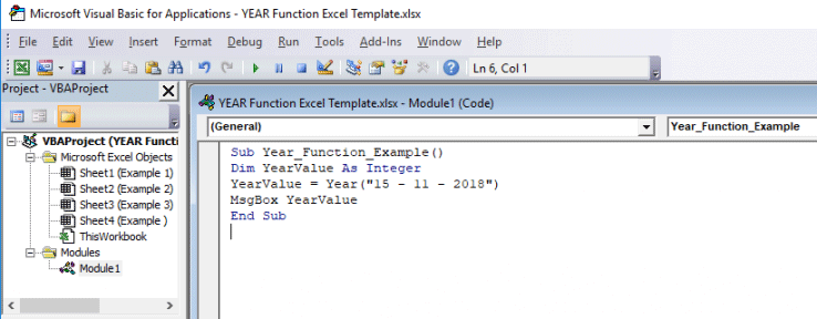 YEAR in Excel (Formula, Examples) | How to use YEAR Function?