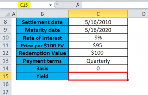 YIELD Function in Excel (Formula, Examples) | How to Use YIELD?