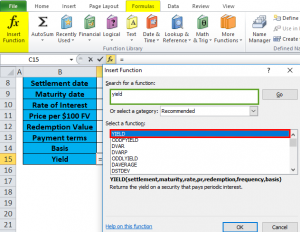 YIELD Function in Excel (Formula, Examples) | How to Use YIELD?
