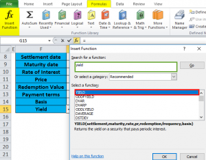 YIELD Function in Excel (Formula, Examples) | How to Use YIELD?