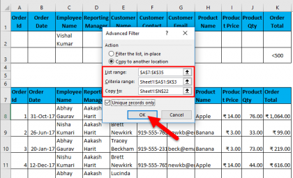 Advanced Filter in Excel (Examples) | How to Use Advanced Filter in Excel