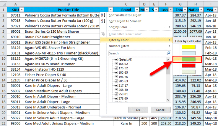 Autofilter In Excel Examples How To Use Autofilter 