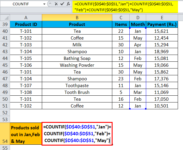COUNTIF With Multiple Criteria Formula Examples How To Use 