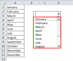 How To Display Multicolumn Combo Box In Excel Excel Examples