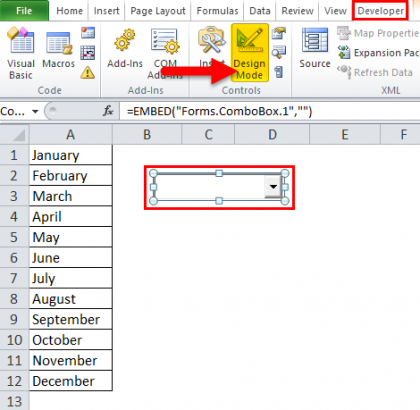 How To Display Multicolumn Combo Box In Excel Excel Examples
