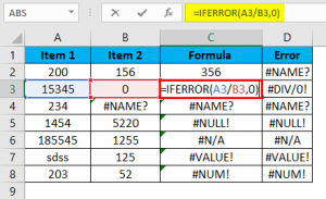 Errors in Excel (Types ,Examples) | How to Correct Errors in Excel?