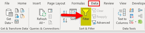 Data Filter In Excel Examples How To Add Data Filter In Excel 
