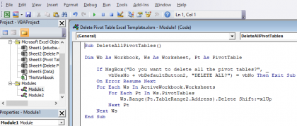 How to Delete A Pivot Table (Methods) | Step by Step Tutorials