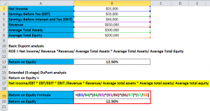 DuPont Formula | DuPont ROE Calculator (Excel template)