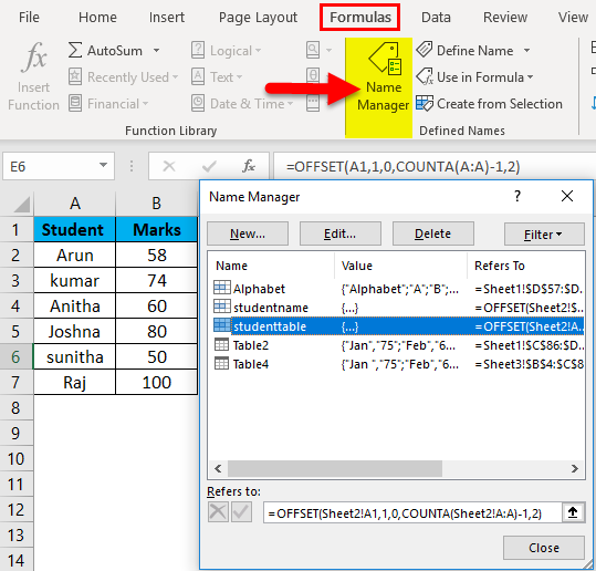 Dynamic Range In Excel How To Create Dynamic Range In Excel 