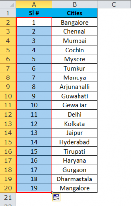 Fill Handle in Excel (Examples) | How to Use Excel Fill Handle?
