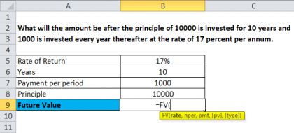 Future Value Formula - Formula, Definition, Examples, Meaning and Excel