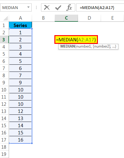 Median Function In Excel Formula Examples How To Use Median 