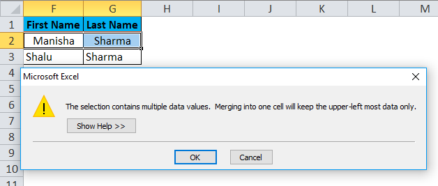  How To Merge Cells Data In Excel In One Cell