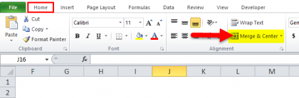 Merge Cells in Excel (Examples) | How to Merge Cells in Excel?