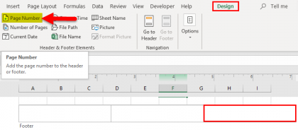 Page Numbers In Excel | Creating And Using Page Numbers In Excel