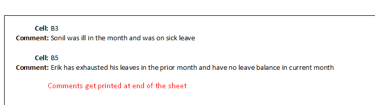 Print Comments In Excel How To Print Comments In Excel 