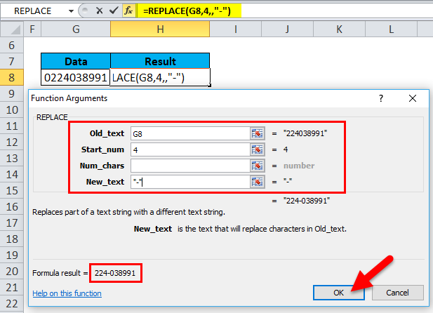 REPLACE In Excel Formula Examples How To Use REPLACE Function