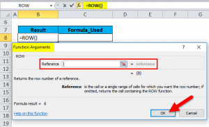 ROW in Excel (Formula, Examples) | How to Use ROW Function?