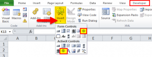 Radio Button in Excel (Example) | How to insert Option Button in Excel?