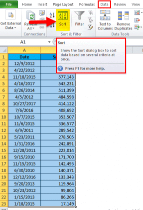Excel Sort by Date (Examples) | How to Sort by Date in Excel?