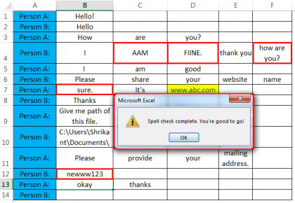 Spell Check in Excel | How to Perform Spell Check in Excel (Examples)