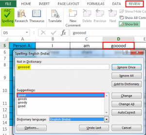 Spell Check in Excel | How to Perform Spell Check in Excel (Examples)