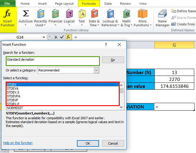 Standard Deviation In Excel Formula Examples How To Use 