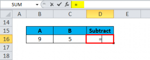 Subtraction in Excel | How To Use Subtraction Operator in Excel?