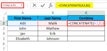 Combine cells in Excel (Examples) | How to use Combine cells?