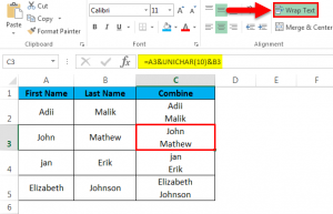 Combine cells in Excel (Examples) | How to use Combine cells?