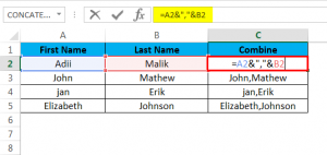 Combine cells in Excel (Examples) | How to use Combine cells?