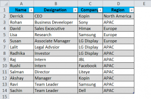 Highlight Rows in Excel (Excel Table & Conditional Formatting)