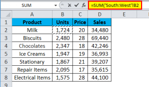 3D Reference in Excel (Example) | How To Use Excel 3D Reference?