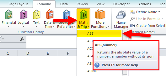Absolute Value In Excel Formula Examples How To Use Absolute Value 