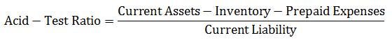 Acid Test Ratio Formula Calculator Excel Template 