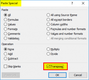 Columns to Rows in Excel (Examples) | Convert Columns to Rows