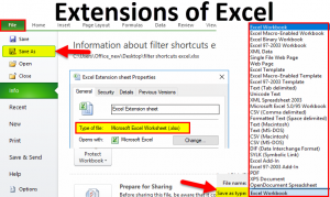 Extensions of Excel | Types of File Formats ( XLS, XLSX, XLSM, XLSB )