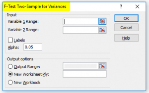 F-Test in Excel (Examples) | How To Perform Excel F-Test?